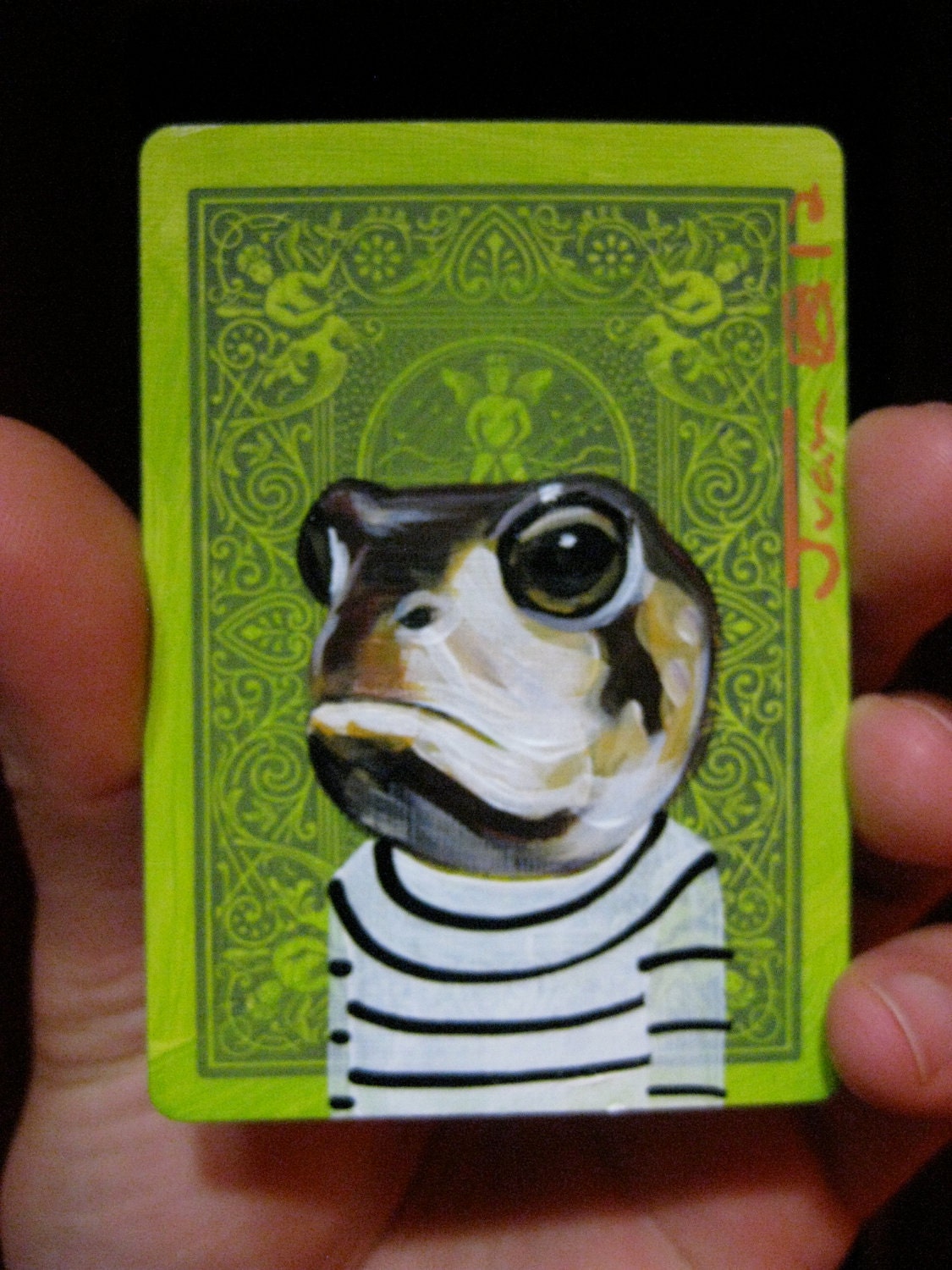 Grumpy Frog!! : r/funny