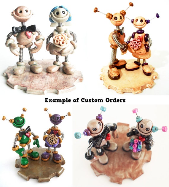 Polymer Clay Sculptures from the Future? Meet RobotsAreAwesome!