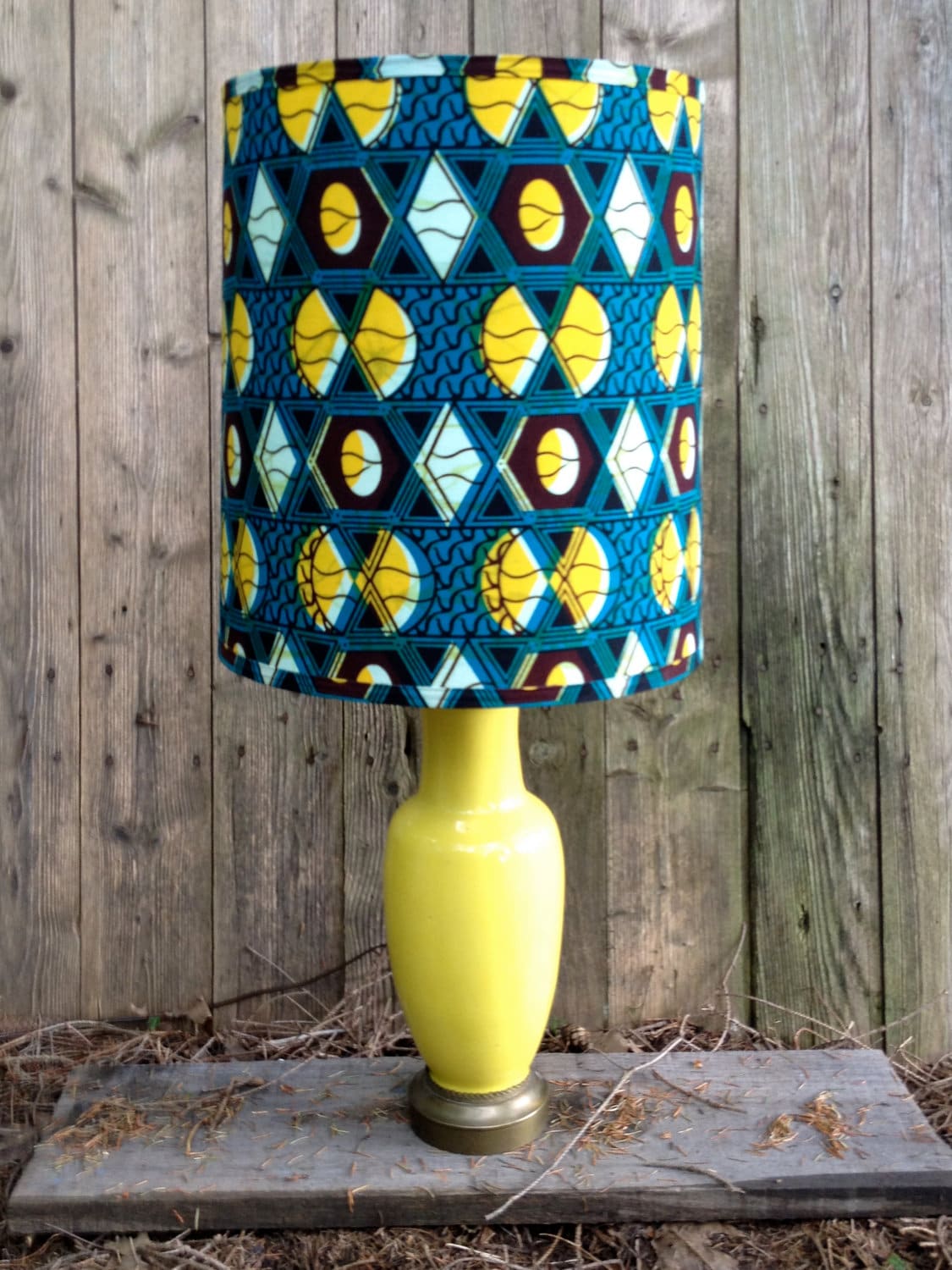 African print lamp shade. | African home decor, African furniture ...