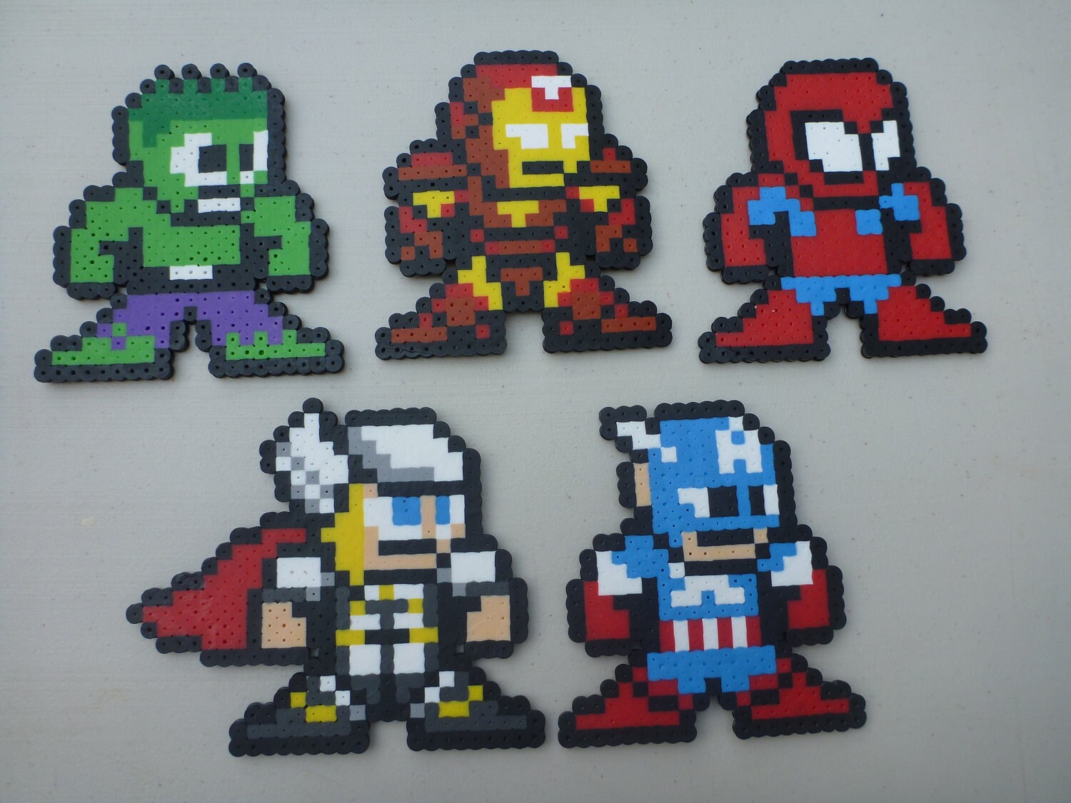Super heroes/ perler beads on Pinterest | Perler Beads, Marvel Comic ...