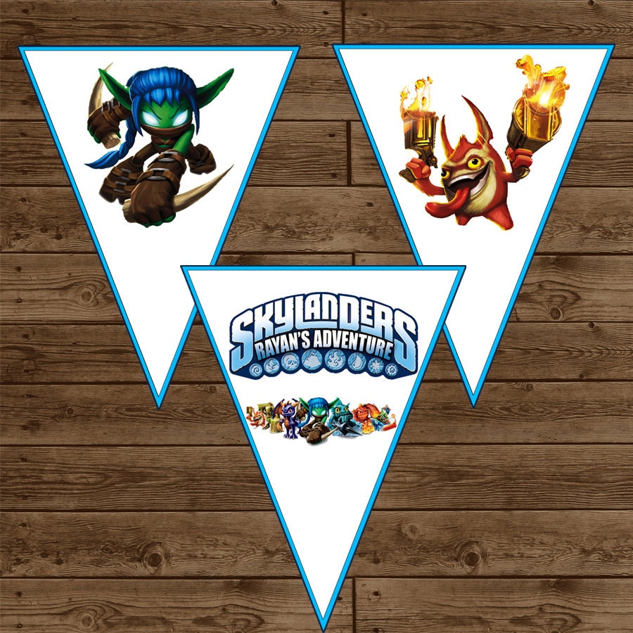 Banner Ideas | Skylanders party, Skylanders birthday, Bday party kids