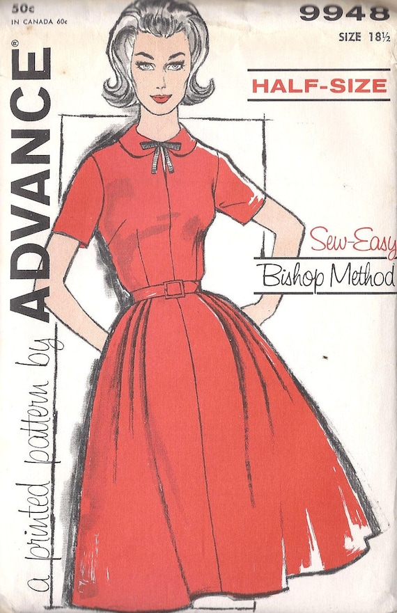 Advance Pattern Company Half-Size Dress 9948 pattern review by wingamajig